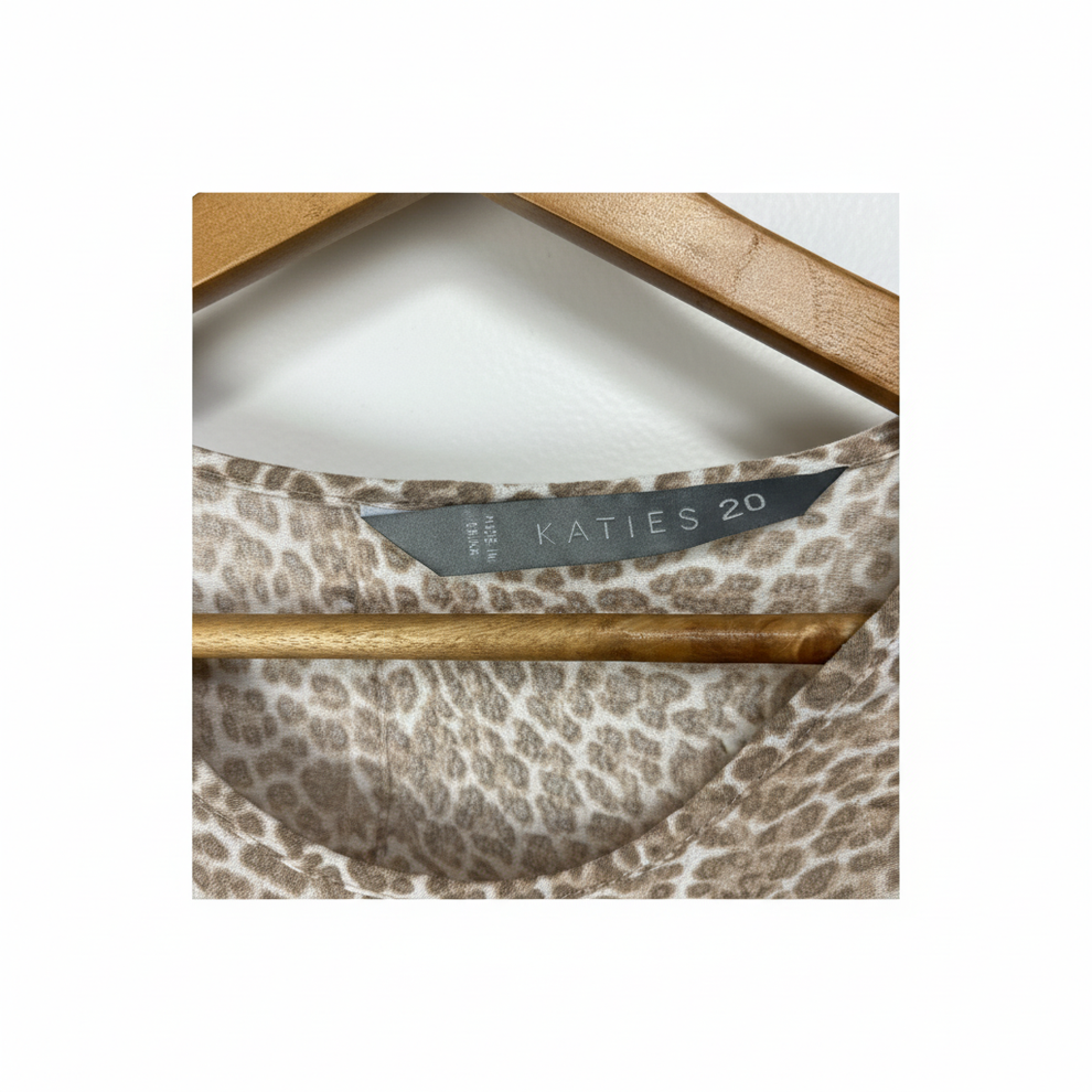 Katies Leopard Print Top Size 20 - Curvy Plus Size Fashion Australia ...